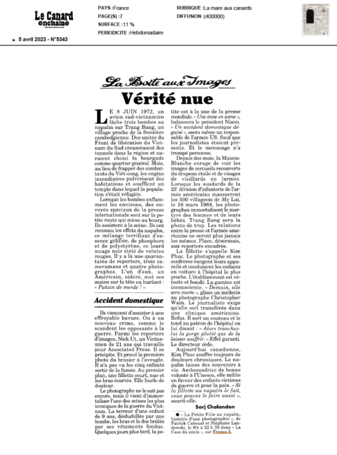 LA PETITE FILLE AU NAPALM : HISTOIRE D'UNE PHOTOGRAPHIE - Skopia Films