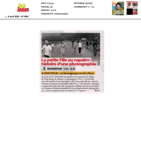 LA PETITE FILLE AU NAPALM : HISTOIRE D'UNE PHOTOGRAPHIE - Skopia Films